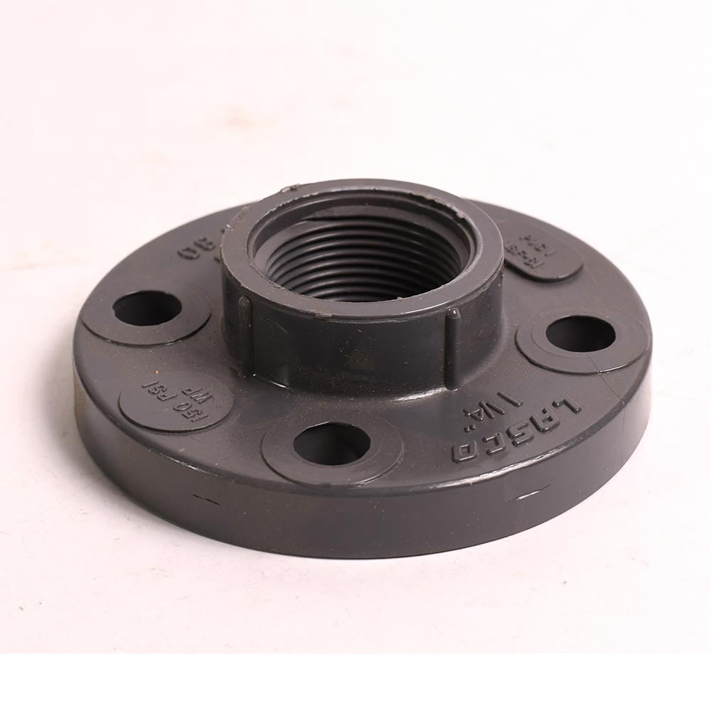 Thrifco Plumbing 8216416 1-1/4 Inch Threaded PVC Floor Flange SCH 80 ...