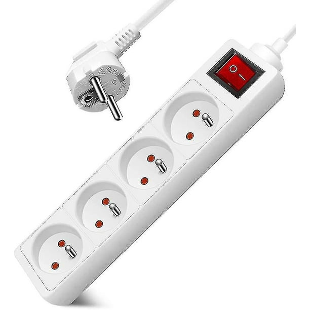 Israel Standard 16a Power Strip Socket With Main Switch 4 Sockets 4 ...