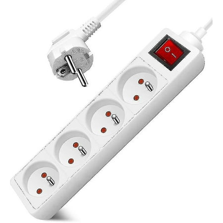 Israel Standard 16a Power Strip Socket With Main Switch 4 Sockets 4 ...
