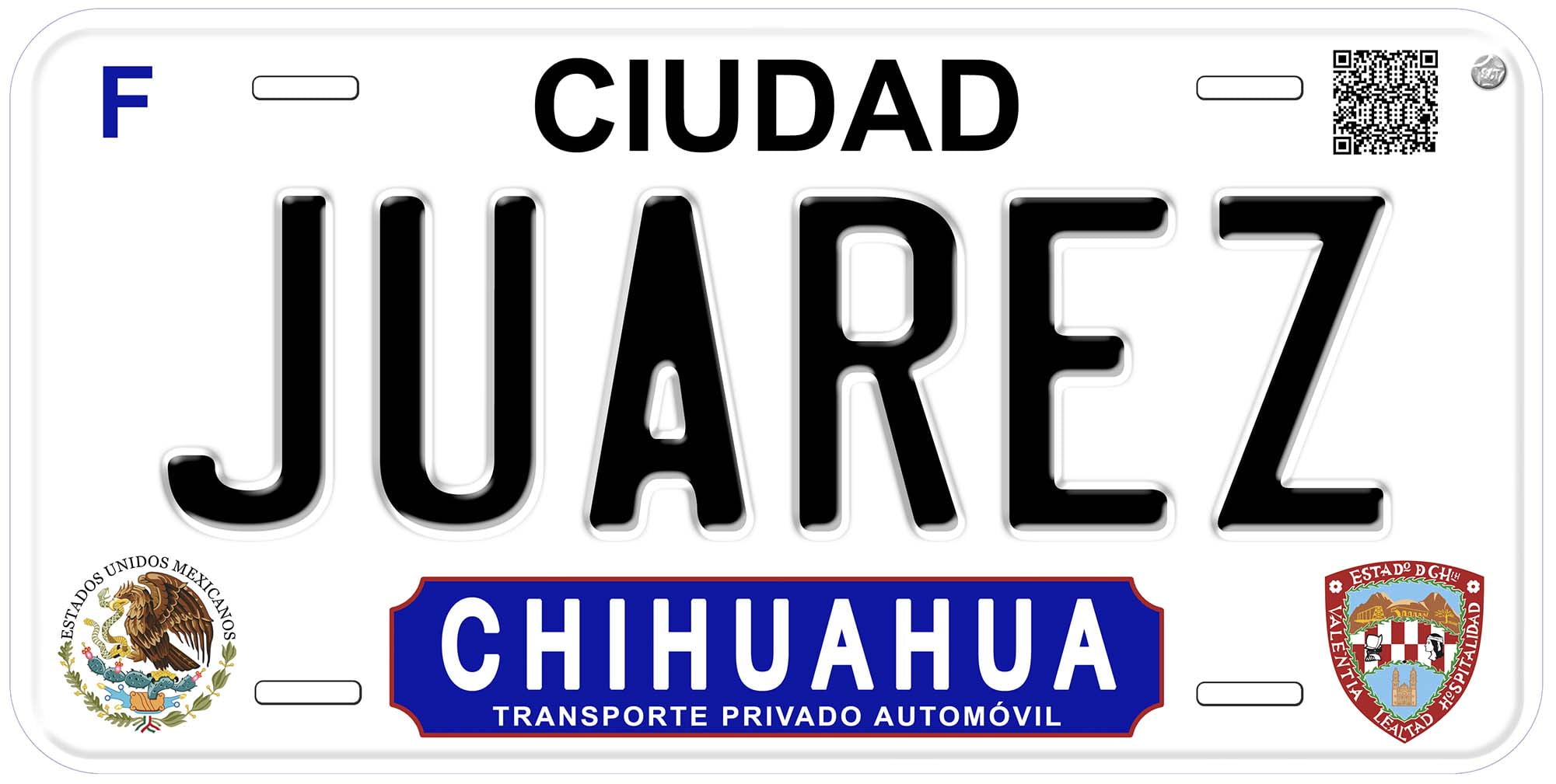 Ciudad Juarez Chihuahua Mexico Novelty Car License Plate - Walmart.com