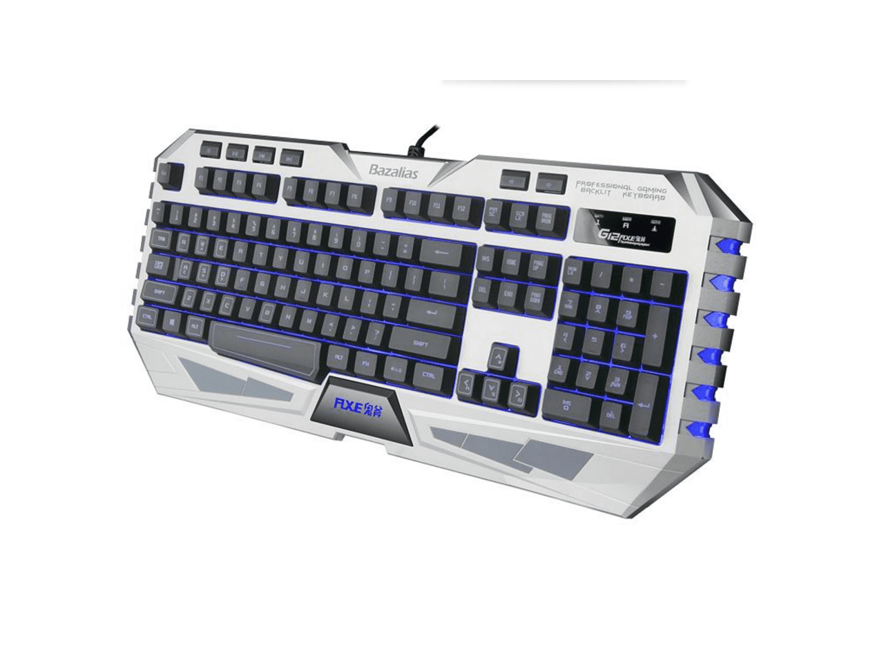 FXLE G12 Colorful Marquee Wired Waterproof Gaming Keyboard, Mechanical ...