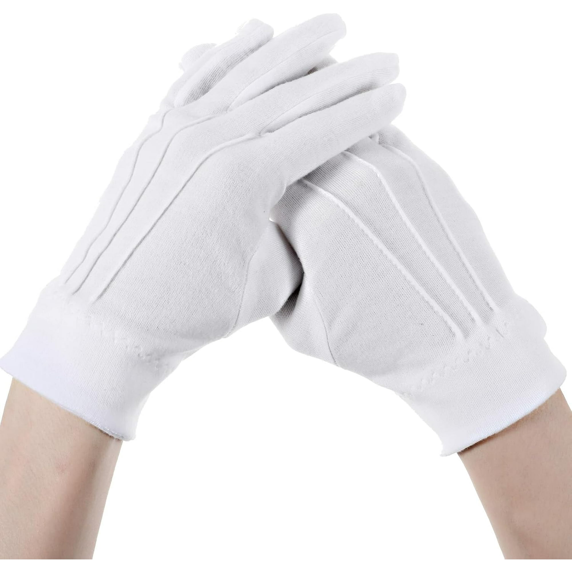 Click here for Nobrand White Cotton Gloves Women  9.45 Inch White... prices