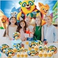 Special Agent Oso Birthday Party Decor Set - 5x2.3ft Backdrop Banner ...