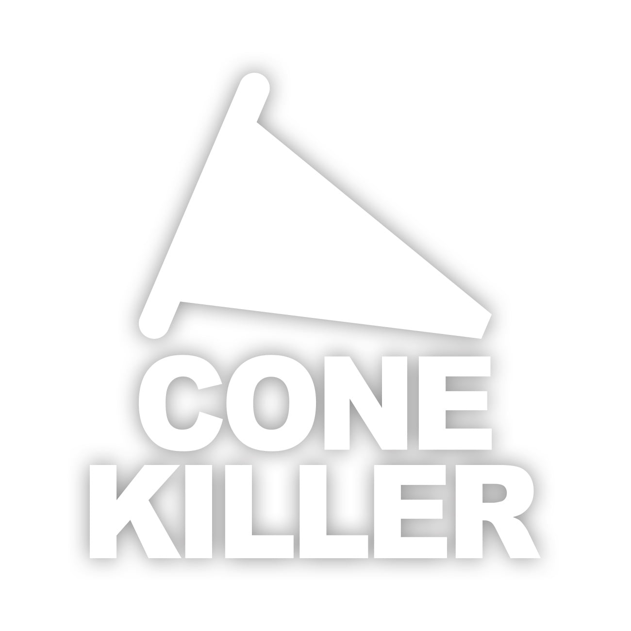 Cone Killer Sticker Decal Die Cut - Self Adhesive Vinyl - Weatherproof ...