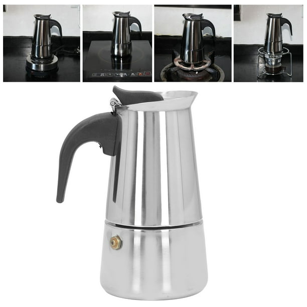 Classic Cafe Maker, Stainless Steel Coffee Maker Safe Use Relief Valve ...