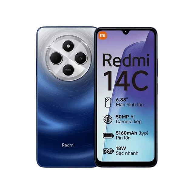 Smartphone Xiaomi Redmi 14C Dual sim 128GB 6RAM Starry Blue Nuevo ...