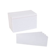 Universal Ruled Index Cards, 5 x 8, White, 500/Pack -UNV47255 - Walmart.com
