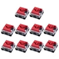 10Pcs Silents Low Profile Switches with Reduced Wobble Double Rose Gold ...