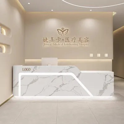Luxury Mobile Reception Desk Modern Counter Clinic Designs Premium ...