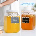 Syntic 2 Pack Airtight Glass Fermentation Jars, 142 oz Capacity, Wide ...