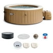 Intex PureSpa Plus 77x28 Inch Inflatable Ground Hot Tub w/ Bubble Pump ...