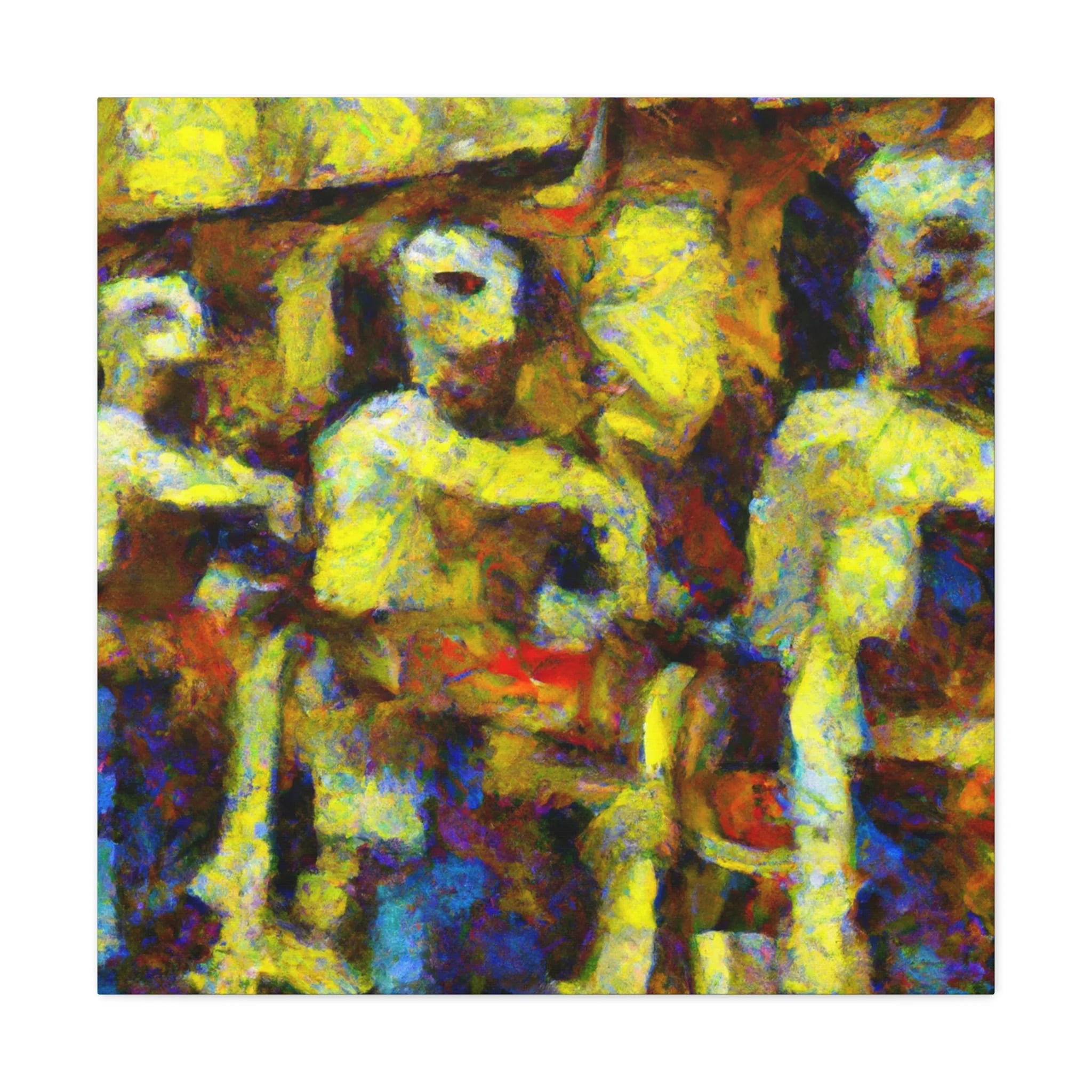 Robots of Impressionism - Canvas - Walmart.com