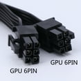Flat 6Pin PCIe Power Cable Flexible GPU Cord Enhances Airflows And ...
