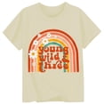 Adeawade Girl Tops Short Sleeve Cartoon Prints T Shirt Top Crewneck Tee ...