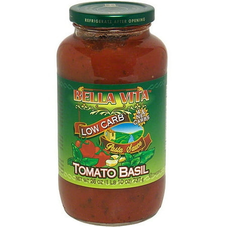 Bella Vita Tomato Basil Pasta Sauce, 26 oz (Pack of 6) - Walmart.com
