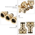 3 Pieces Hose Joint 46 Standard Connectors Hose Connector 4X2.8X2.8CM ...