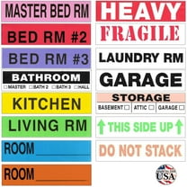 TAGAROOM Tag-A-Room Moving Box Labels Color Coded 800 Count Home Pack ...