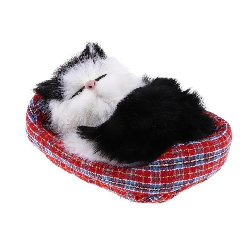 Purring Stuffed Kitten Plush Soft Animal Toy Pet Gift Home Decor - A ...