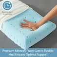 Memory Foam Pillow for Sleeping Orthopedic Contour Cervical Pillow for ...