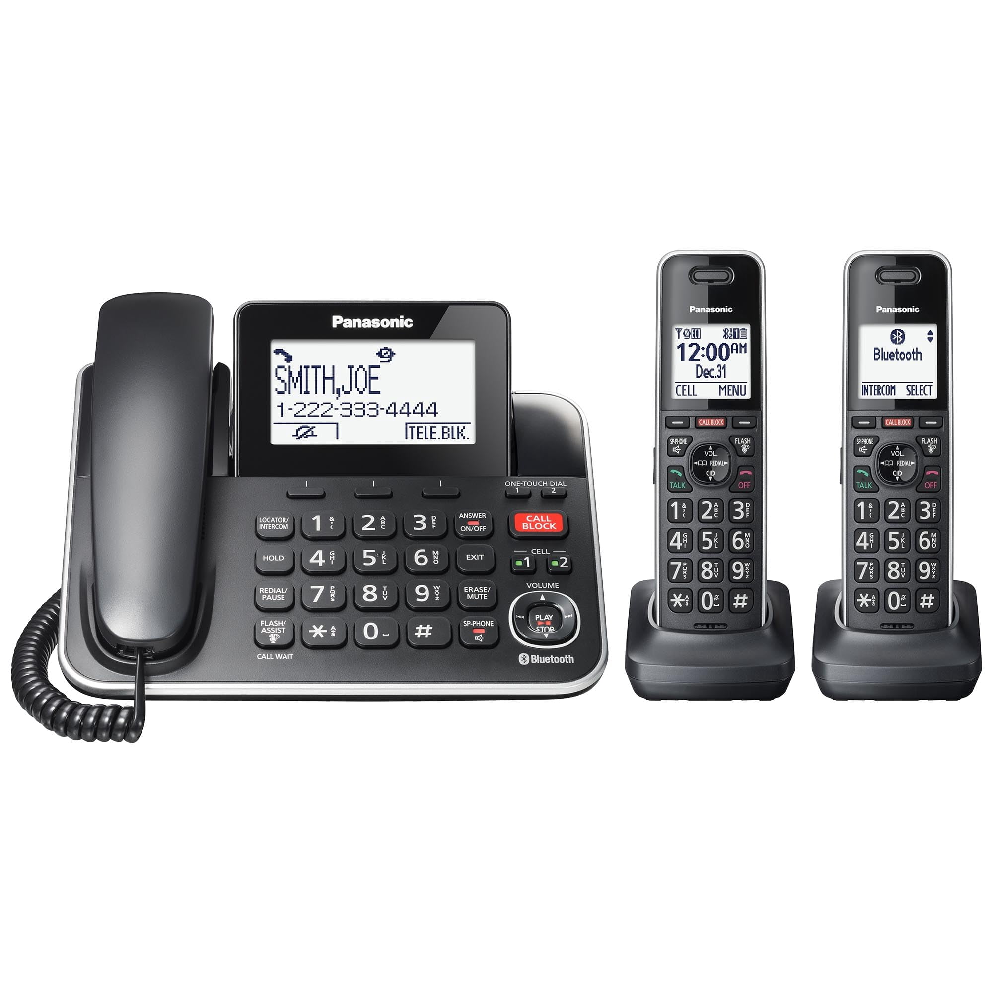 Click here for Corded Cordless Phone Panasonic Link2cell Kx-Tgf88... prices