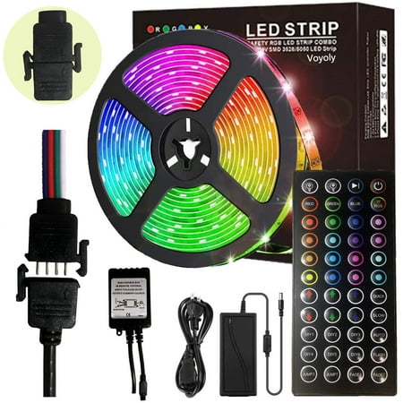 Upgraded LED Strip Lights with Lock Catch 16.4ft, 5M 300 Leds with ...