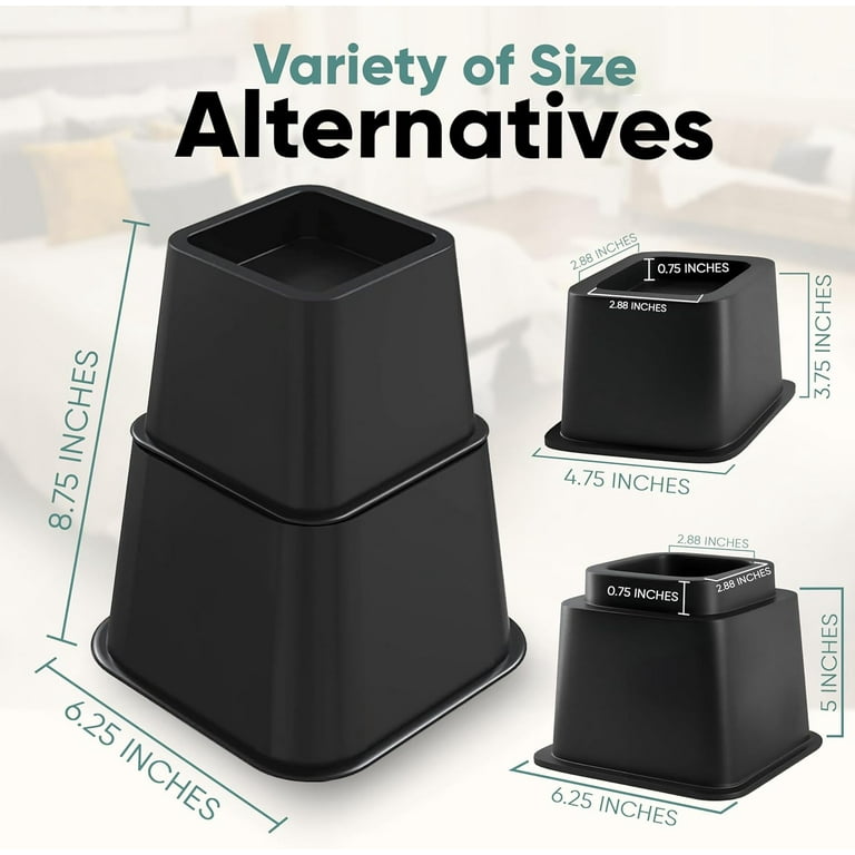 Adjustable Bed Risers Walmart