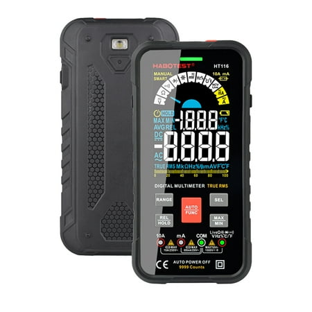 Goriertaly Digital Multimeter VA Color Display Screen Current AC Anti ...