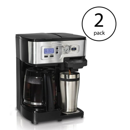 Hamilton Beach 2 Way FlexBrew 1-12 Cup KCup Ready Coffee Maker Brewer ...