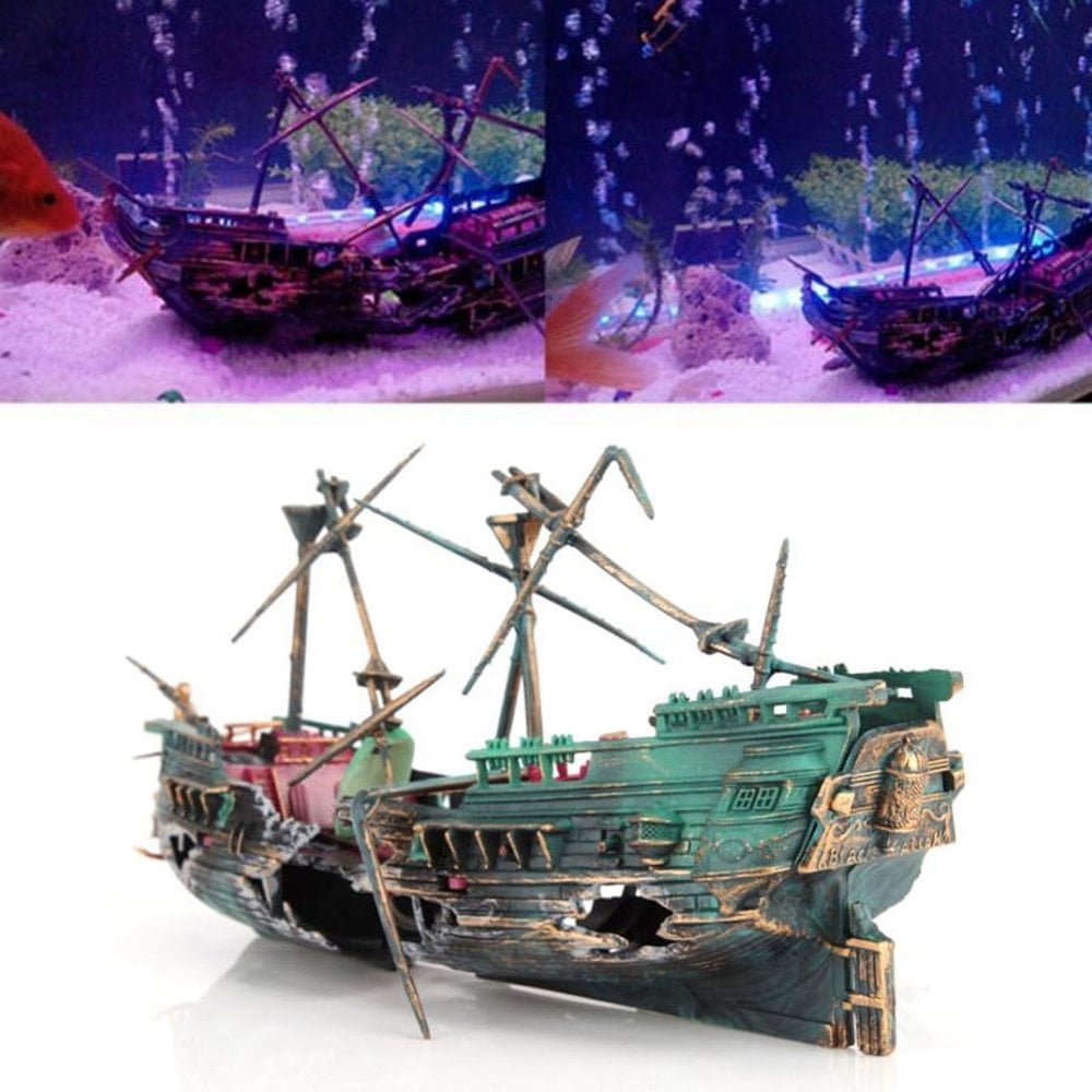 Click here for Cuiting Large Aquarium Decoration Boat Aquarium Sh... prices