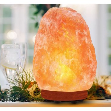 Himalayan Shop LED Color Changing Salt Lamp with USB Cord, White ...