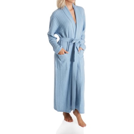 Women's Arlotta 2020 Cashmere Long Baby Cable Texture Wrap Robe (True ...