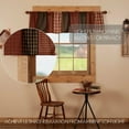 VHC Brands, Beckham, Cotton, 16x60, Patchwork Valance, Red - Walmart.com
