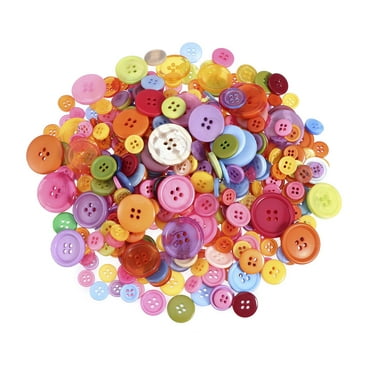 GIXUSIL 1200 Pcs Assorted Bulk Buttons Mixed Colors Size Buttons for ...