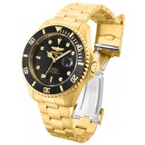 Invicta Pro Diver Automatic Black Dial Yellow Gold-tone Men's Watch ...