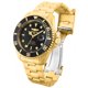 Invicta Pro Diver Automatic Black Dial Yellow Gold-tone Men's Watch ...