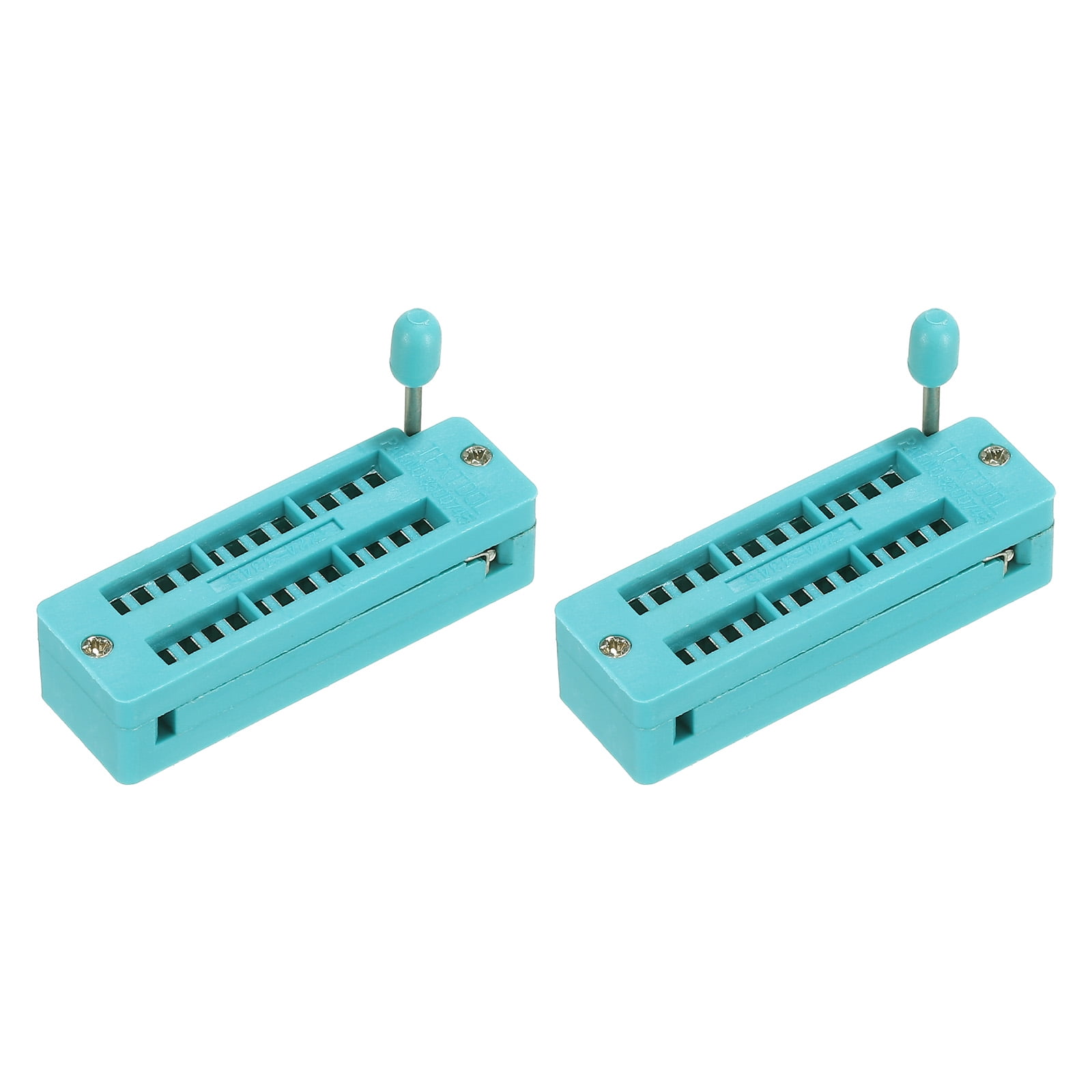 Uxcell Universal IC Test ZIF Socket 24 Pin 2.54mm Pitch Narrow for ...