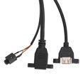 Riousery Multimedia Socket Aluminum Alloy USB HD VGA 3.5MM Sound RJ45 ...