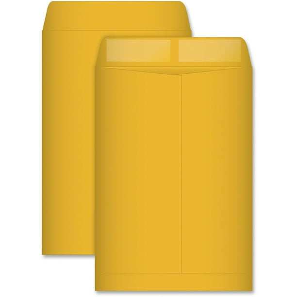 Quality Park, QUA41065, 41065 Wide Envelopes, 500 / Box, Light Brown ...