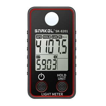 AUTOOL TE301 Digital Illuminometer, Professional Lux Meter, Light ...