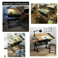 drafting table,adjustable art desk, Drawing desk with stools and ...