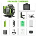Huepar 4√ó360¬∞ Self-Leveling Laser Level with Bluetooth Remote ...