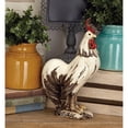 DecMode 15" Indoor Outdoor Rooster Garden Sculpture - Walmart.com