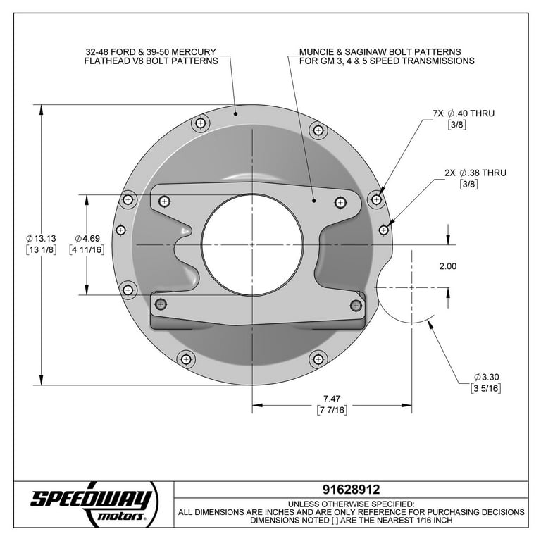 Gm Transmission Bolt Pattern Diagram