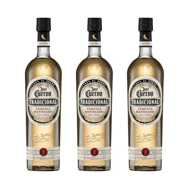 3x2 Tequila Jose Cuervo Tradicional Reposado 950 ml Jose Cuervo ...