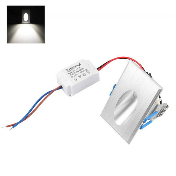Toystoory 1W Cuadrado LED Empotrado Porche Camino Paso Escalera Luz ...