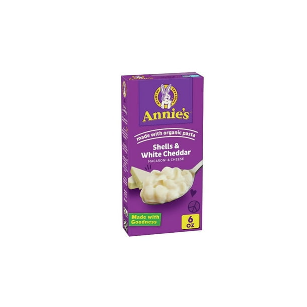 Annie’s White Cheddar Shells Macaroni & Cheese Dinner with Organic ...