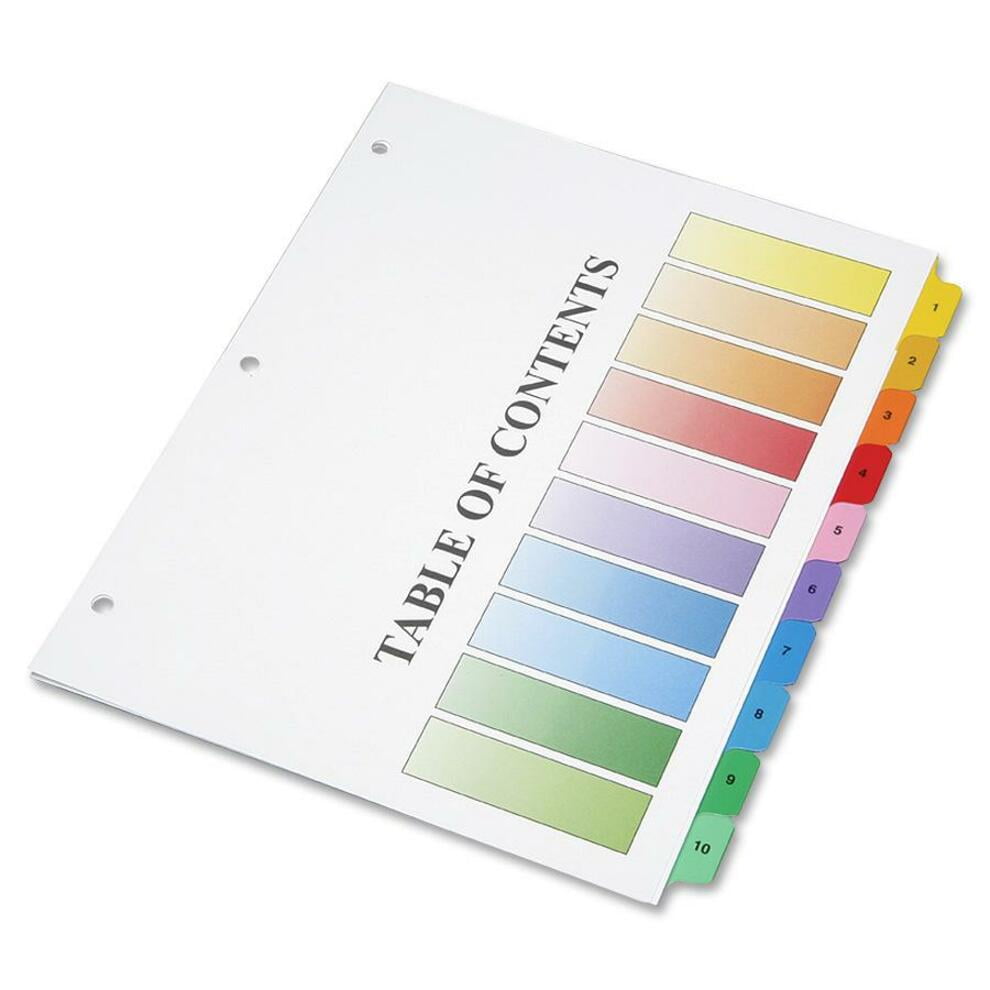 SKILCRAFT, NSN3683489, Multiple Index Sheets, 10 / Set - Walmart.com