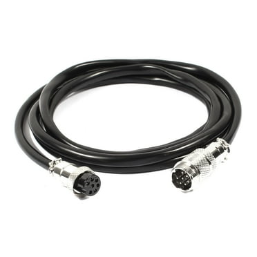 GX16 5 Pin Male/Female Head Aviation Socket Connector Electrical Cable 2m - Walmart.com