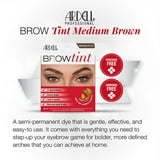 Ardell Brow Tint Medium Brown, Semi-permanent Eyebrow Powder Makeup Kit ...