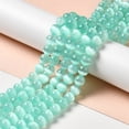 2Strand Natural Selenite Beads Strands Grade A Dyed Round Medium ...